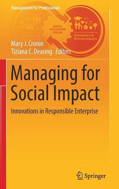 Management for Professionals: Managing for Social Impact : Innovations ...