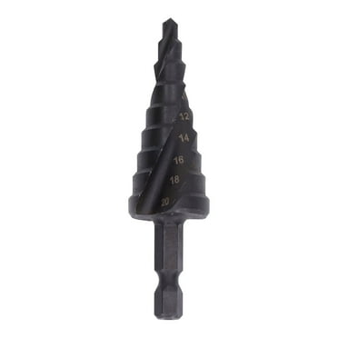Precision Drill Solution, Spiral Groove Step Drill Bit Set, Stainless ...