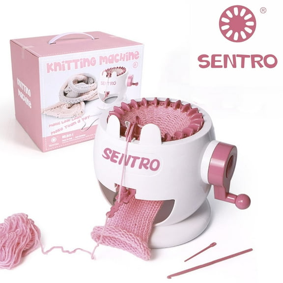 Ycxydr SENTRO 48 Needles Knitting Machine, Row Counter, DIY Scarf, Hat ...