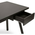 Frommes Dark Brown Modern Desk - Walmart.com