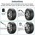 ShuiMiao 6-Pack Valve Stem Extenders, 45¬∞ 90¬∞ 135¬∞ for Dual Wheels ...