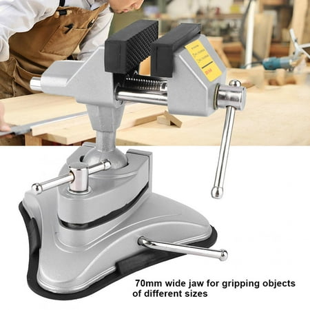 Zerodis Vise Suction Clamps,Aluminum Alloy 360°Rotating Clamp Vise 70mm ...