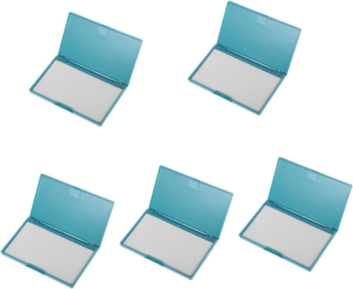 5pcs PVC Blue Hand Sewing Needle Storage Box Sewing Needle Box Magnetic ...