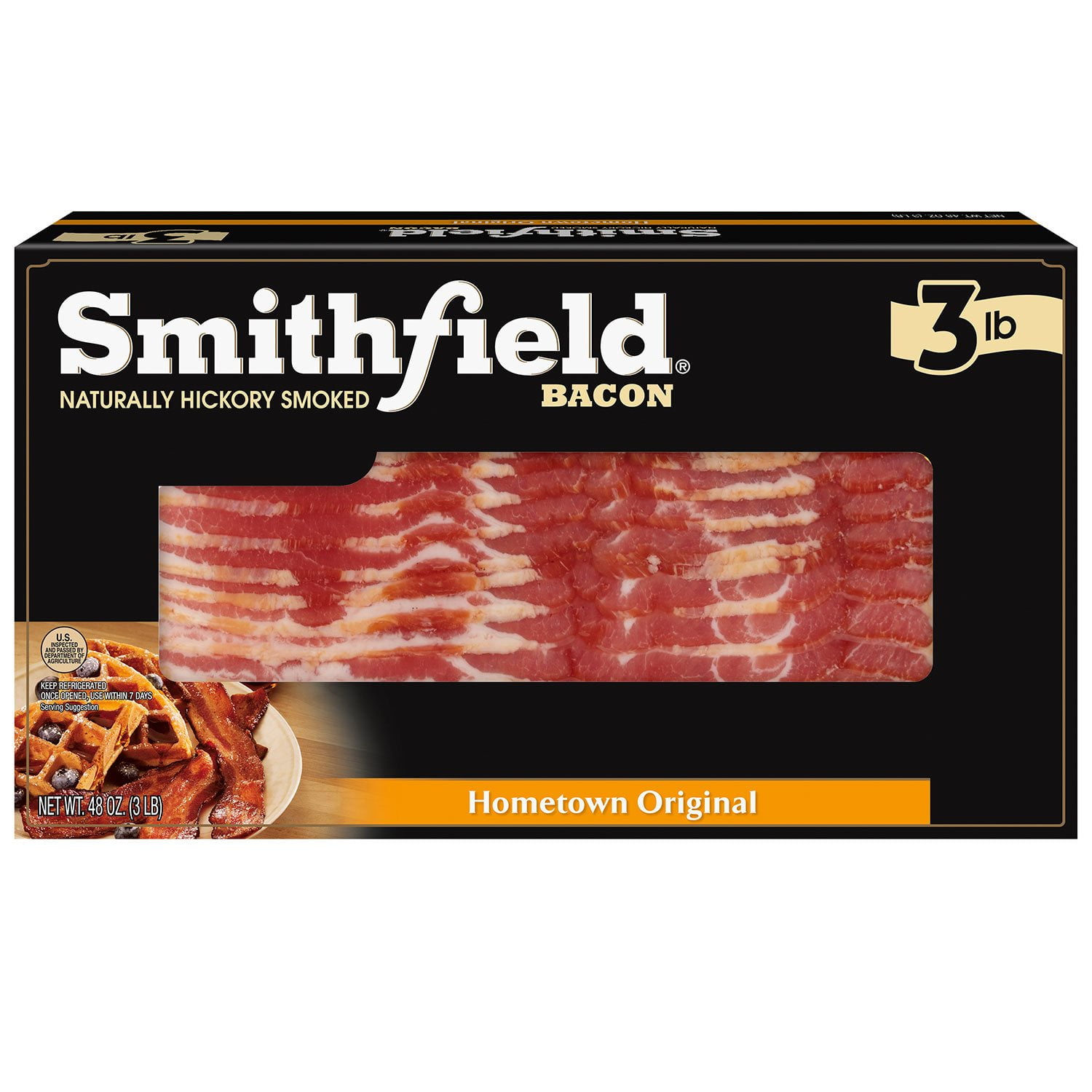 Smithfield Hometown Original Bacon, 16 oz., 3 pk. - Samsclub.com