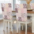 Bohemian Flower Patchwork Chair Back Covers Set of 1, Spring Vintage ...