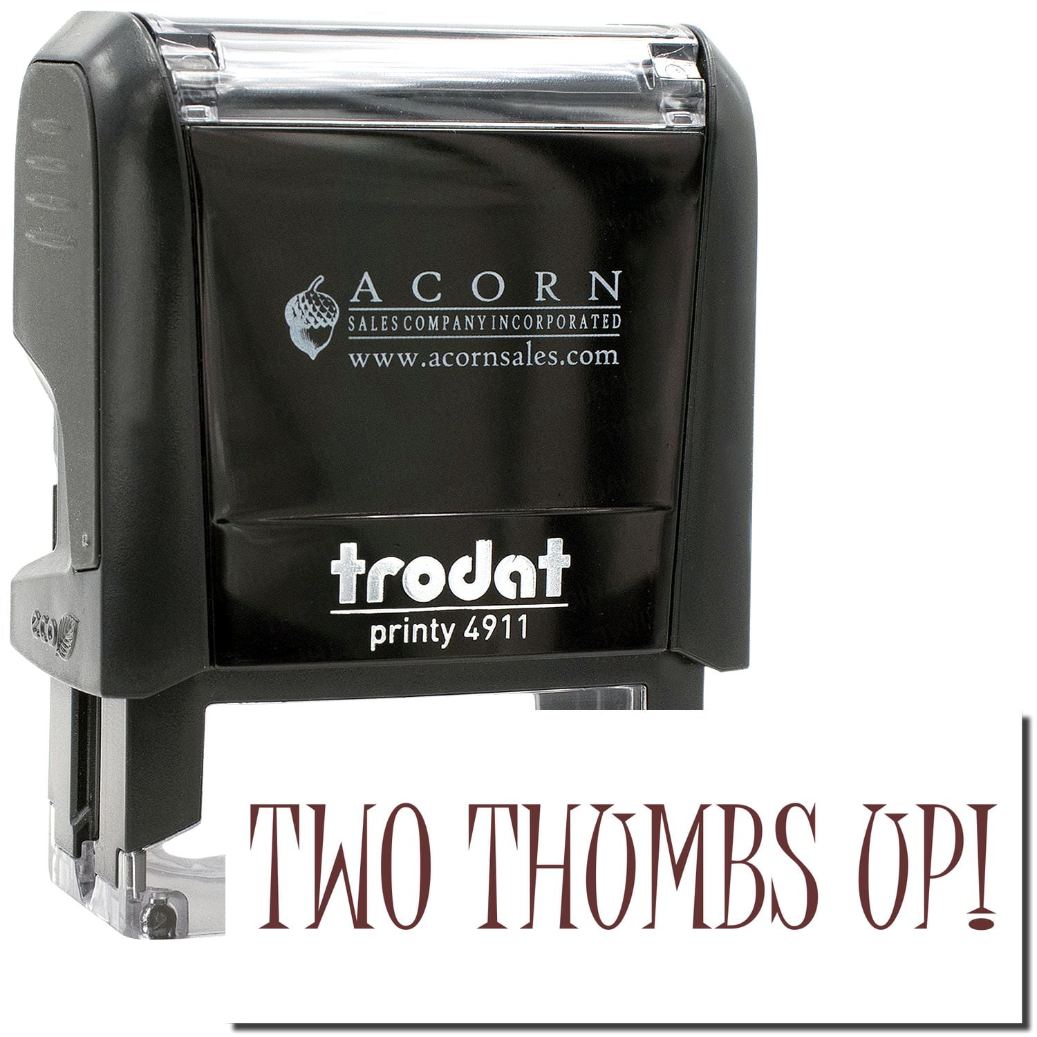 Self-Inking Two Thumbs Up Stamp, Trodat Printy 4911, Press and Print ...