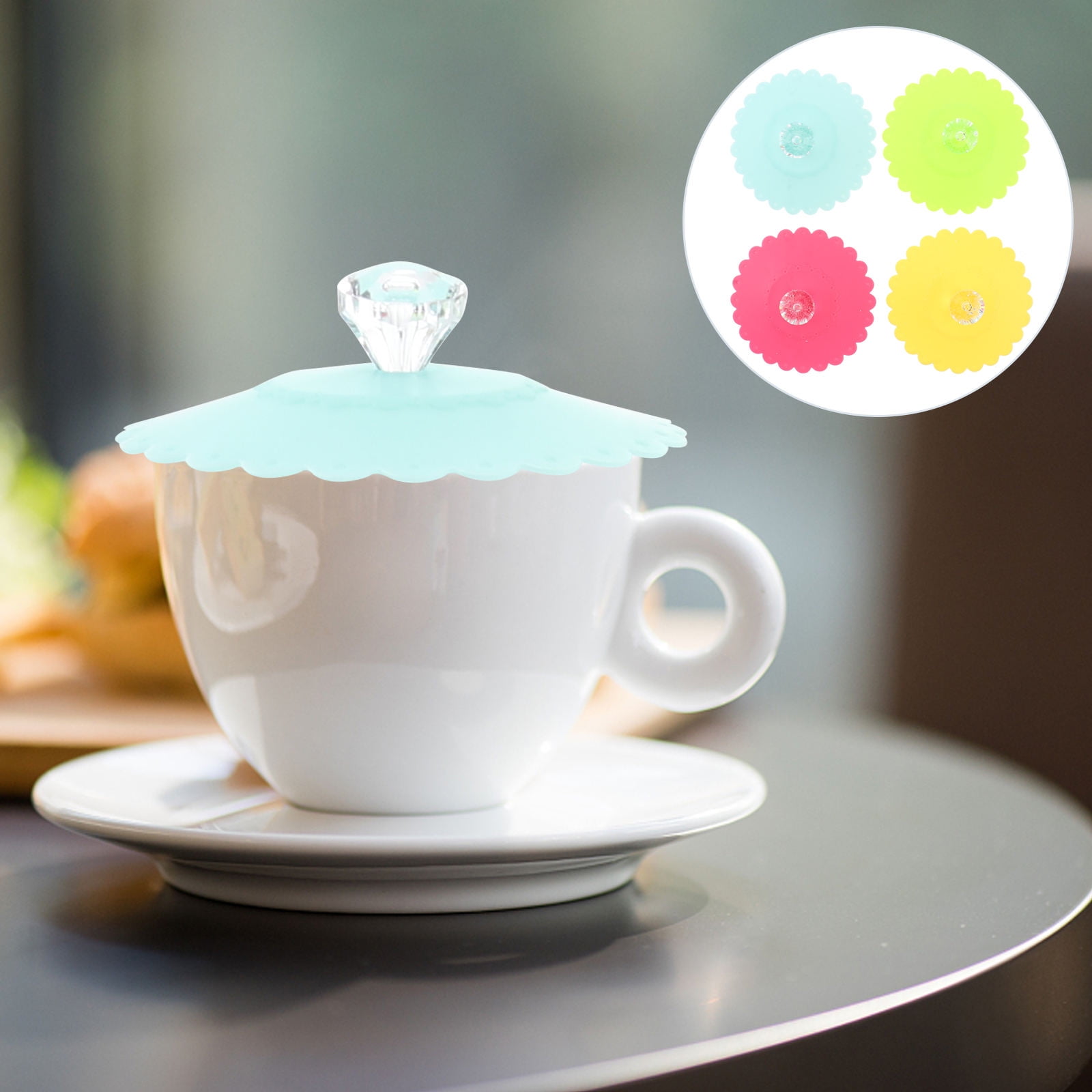 Click here for Upgrator 6 Pcs Travel Cup Lids Silicone Keep Water... prices