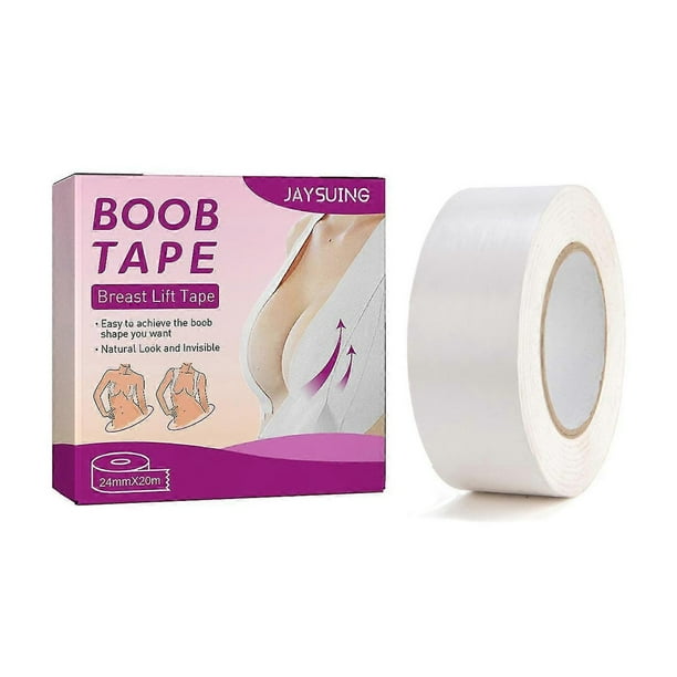 Parche de levantamiento de senos con vendaje invisible, cinta elástica deportiva para músculos ...