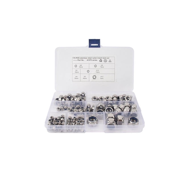Ruiboury 185 Pieces Car Nut Covers Set Stainless Steel Automobile ...