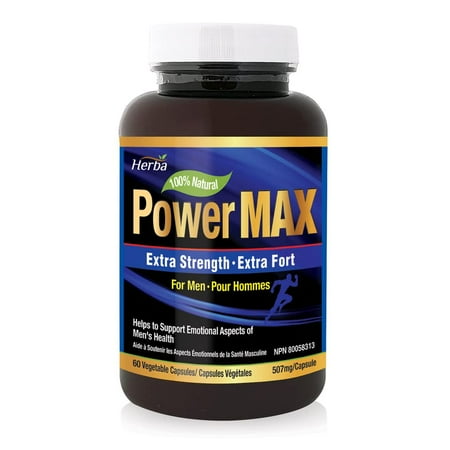 Herba Power Max Testosterone Booster for Men - 60 Capsules | Tongkat ...