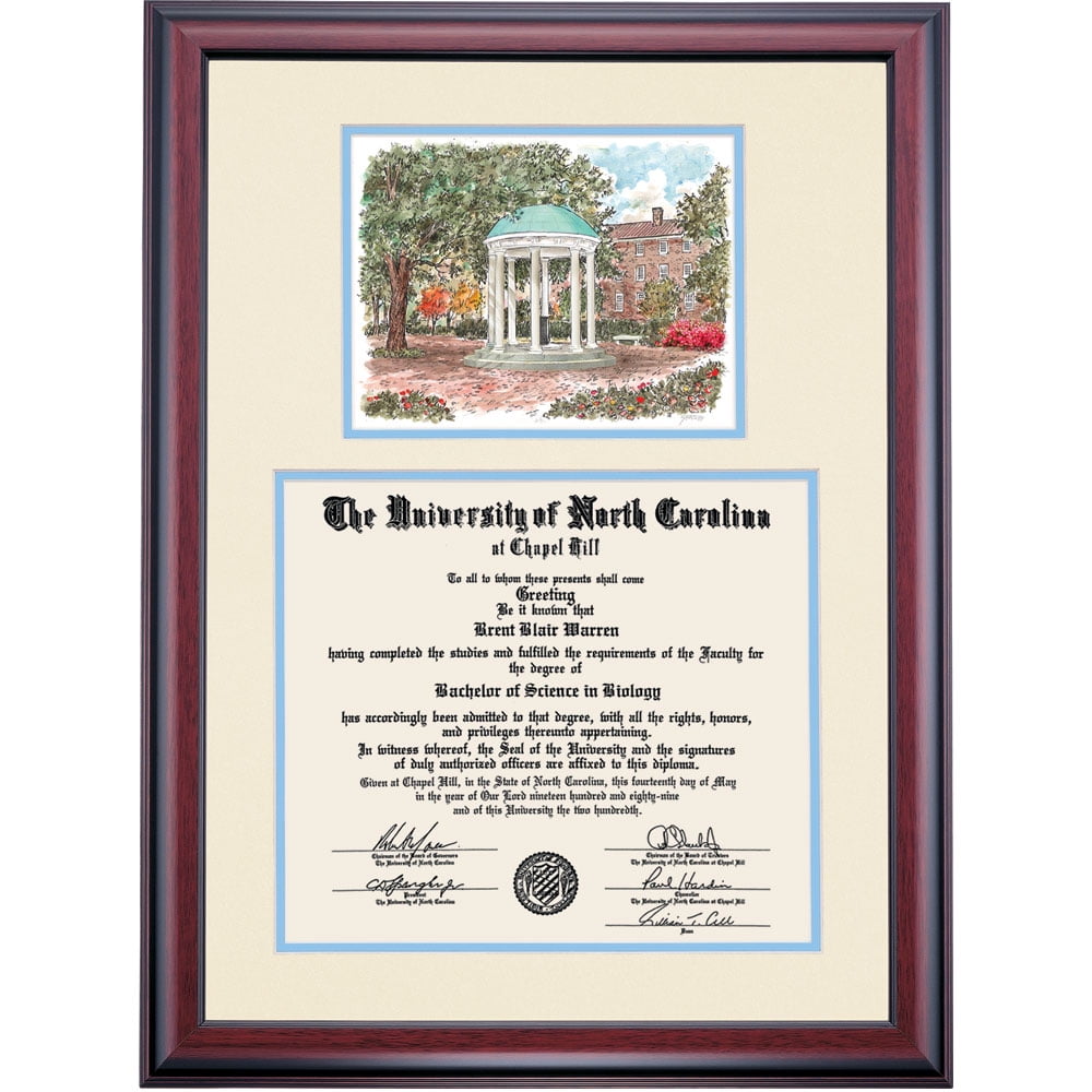 OCM Diploma Frame for University of North Carolina UNC-Chapel Hill ...