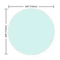 28 Inch Round Tempered Glass Table Top Clear Glass 1/2" Inch Thick ...