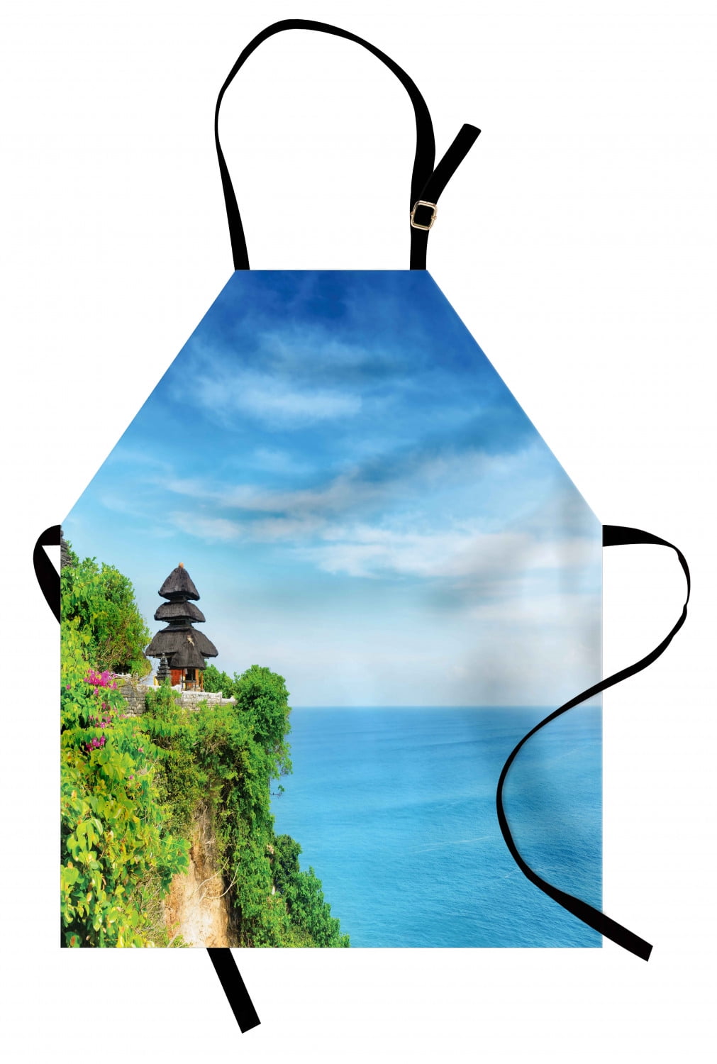 Balinese Apron Uluwatu Temple Bali Indonesia Seacoast Cliff Horizon ...