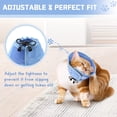 NEXAVKPR Breathable Cats Recovery Collar Practical Adjustable Cat Cone ...