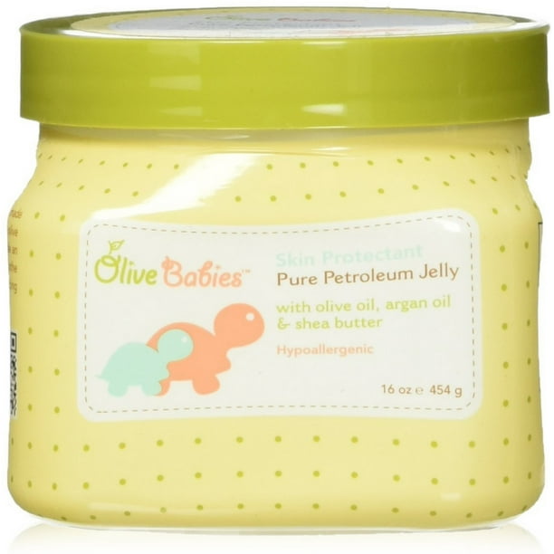 Olive Babies Skin Protectant Pure Petroleum Jelly 16 oz - Walmart.com ...
