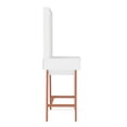 Boahaus Cybele Modern Lighted Vanity Table for Bedroom, White Finish ...