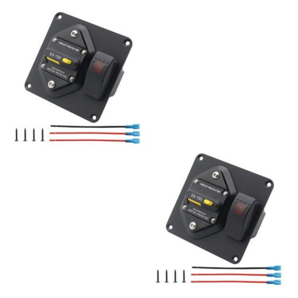 Goriertaly Circuit Breaker With Boat Rocker Switch ON-OFF Switch Panel ...