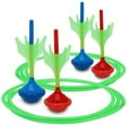 SYNCFUN Lawn Darts Game Set for Kids and Adults with Glow in The Dark ...