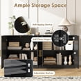 67'' Modern TV Stand for TVs up to 75'', Modern Long Media Console with ...