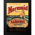 Unknown 15x18 Black Modern Framed Museum Art Print Titled - Mermaid ...