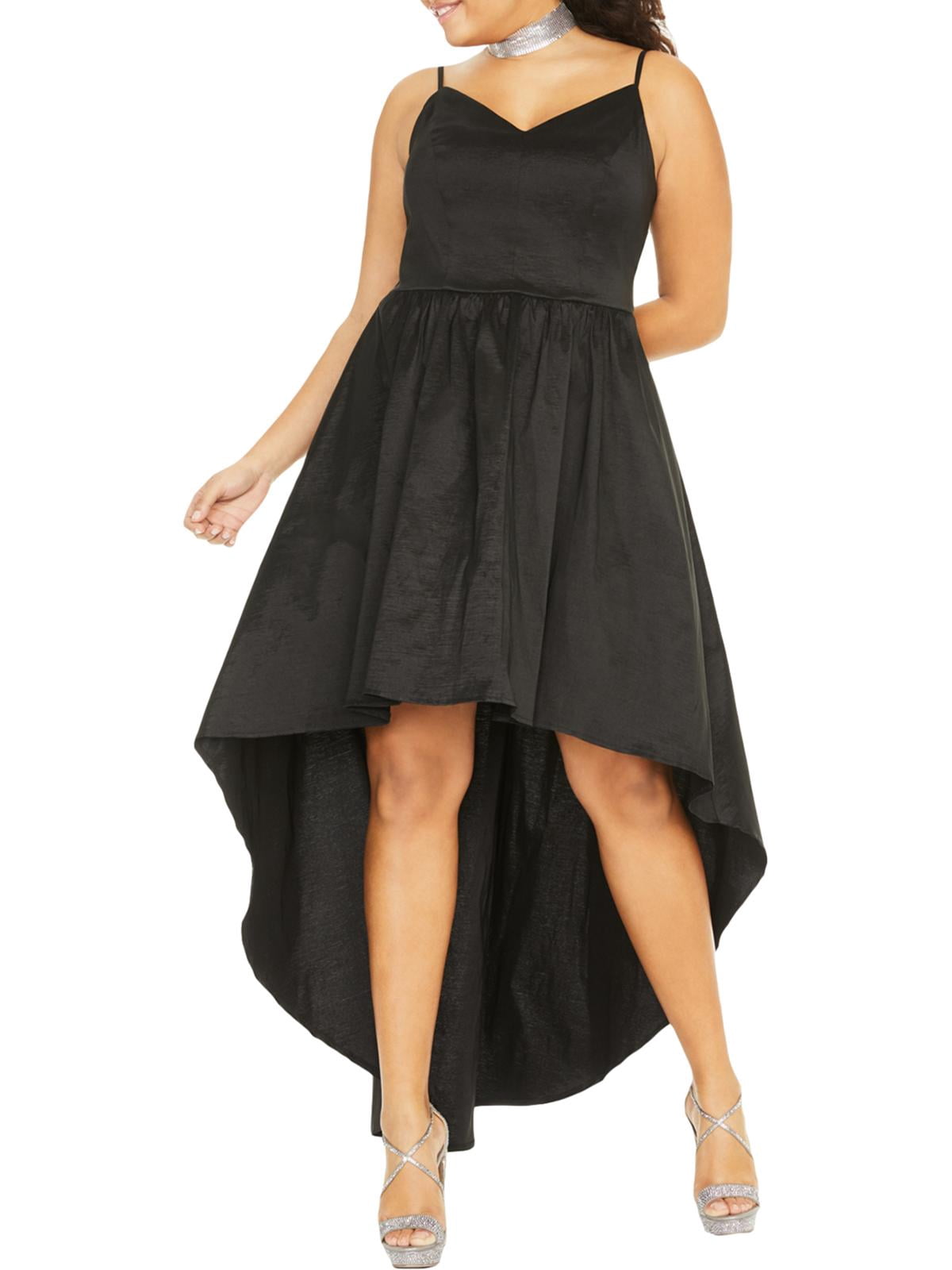 B. Darlin Womens Plus Taffeta Hi-Low Formal Dress - Walmart.com