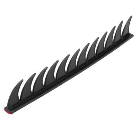 Black Rubber Helmet Wig Curved Type Decals Sticker for Motorcycle ...