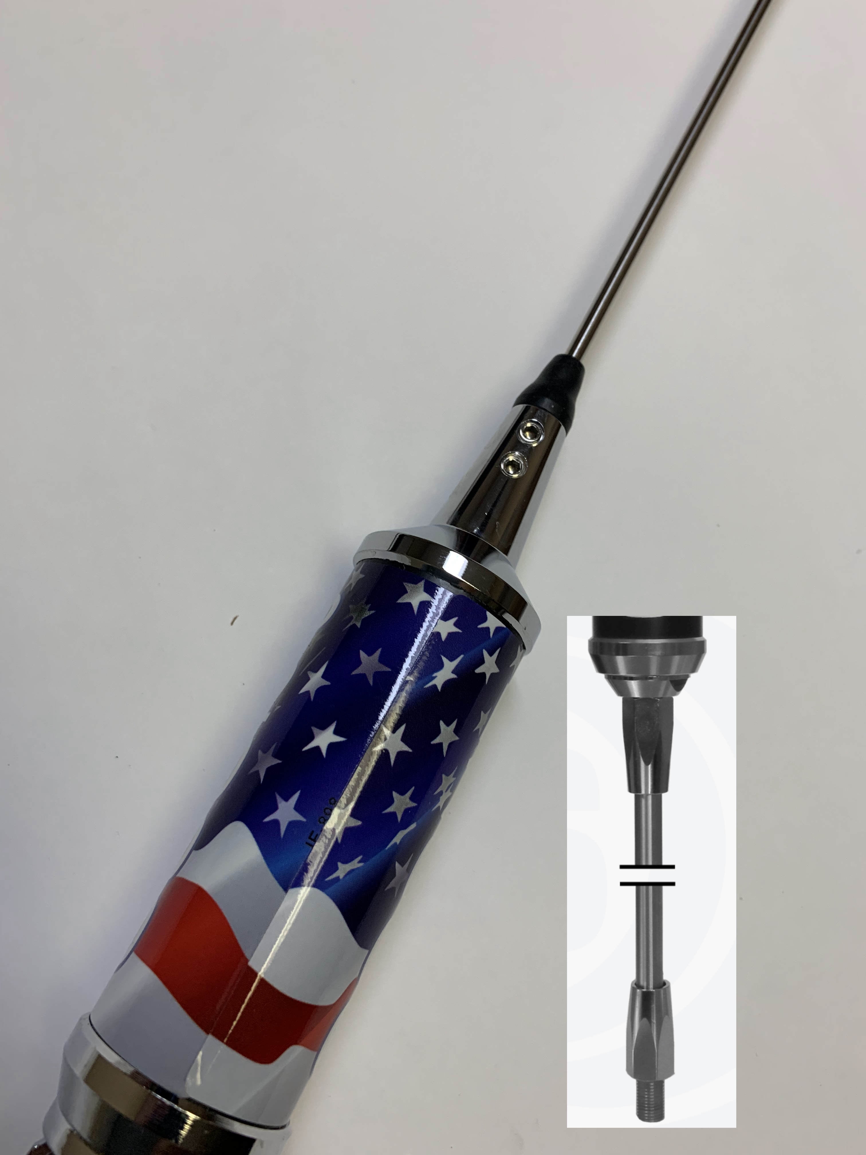 Sirio P2000 3/8 10m & CB 2000 Watts Trucker Antenna with Shaft - USA ...