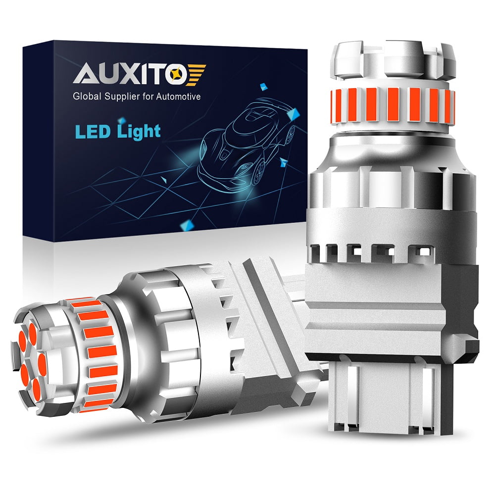AUXITO 3156 3157 LED Strobe Brake Light Bulbs, Super Bright Tail light ...