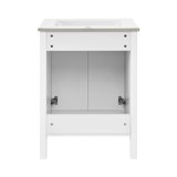 Bastille 24" Bathroom Vanity in White - Walmart.com
