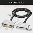 DB50 Male Female Connection Cable, 28AWG Shielded Wire for Data Systems ...