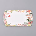 100pc Paper Pillow Boxes Gift Candy Packing Box Flower Pattern & Word ...