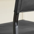 CHITA 24" Faux Leather Bar Stools Set of 3 Counter Height with Sling ...