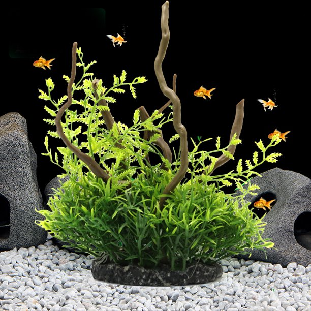 Aquarium Decoration Simulation Tree Root Decorative Plastic Fish Tank ...
