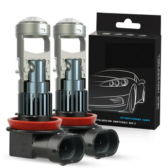 Mini 9005 HB3 Bi-LED Projector Lens Hi-Lo Beam Bulbs Lamp Light LED ...