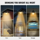 2 Pack Solar Barn Lights Outdoor, Motion Sensor Rustic Vintage Solar ...