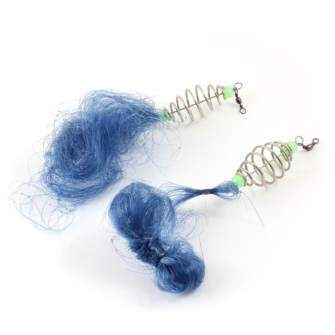 2 Pcs 120cm Width Steel Blue Square Meshy Hole Crab Fishing Net Head ...