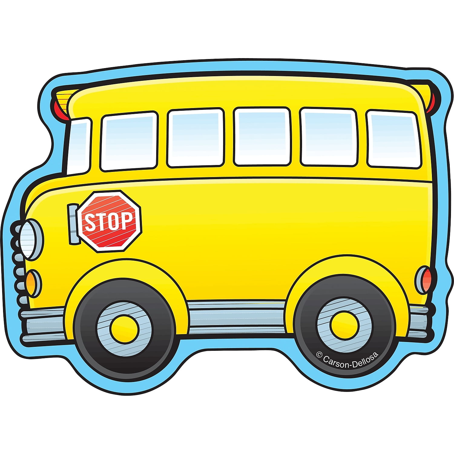 CARSON-DELLOSA School Buses Cut-Outs 120020 - Walmart.com