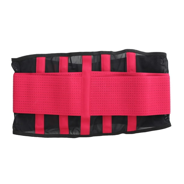 Neoprene Back Support Lumbar Brace Belt Double Pull Strap Lower ...
