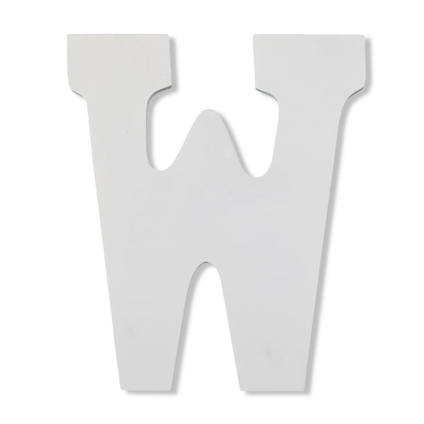 6 Pack: 9" White Wood Letter by Make Market® - Walmart.com
