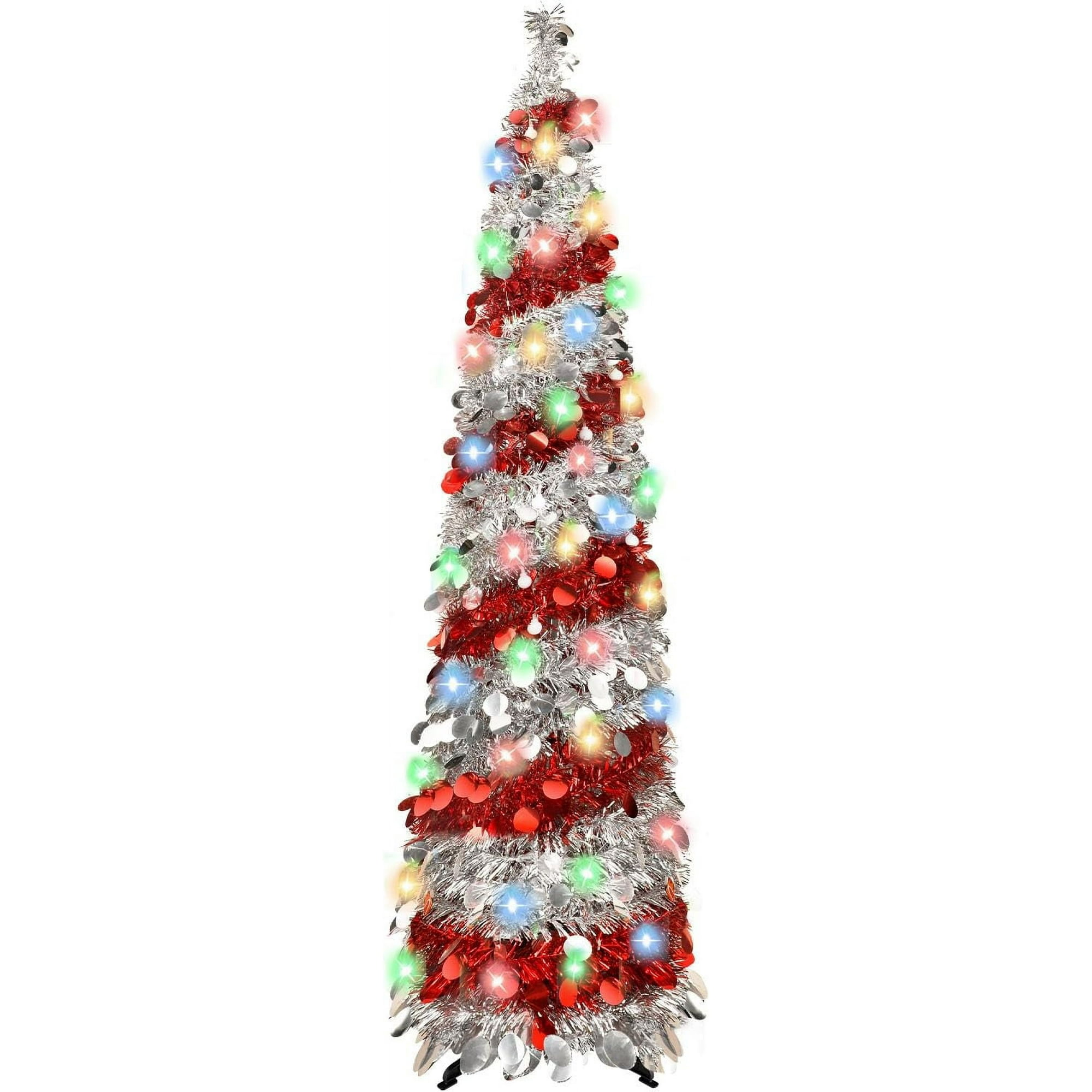 Click here for Grm Pop Up Christmas Tree With 90 Lights  5ft Coll... prices