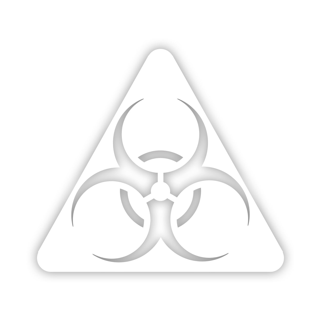 Biohazard Sticker Decal Die Cut - Self Adhesive Vinyl - Weatherproof ...