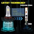 Alla Lighting 5200 Lumens 12278 PSX26W CANBus LED Bulbs, Fog Lights/DRL ...