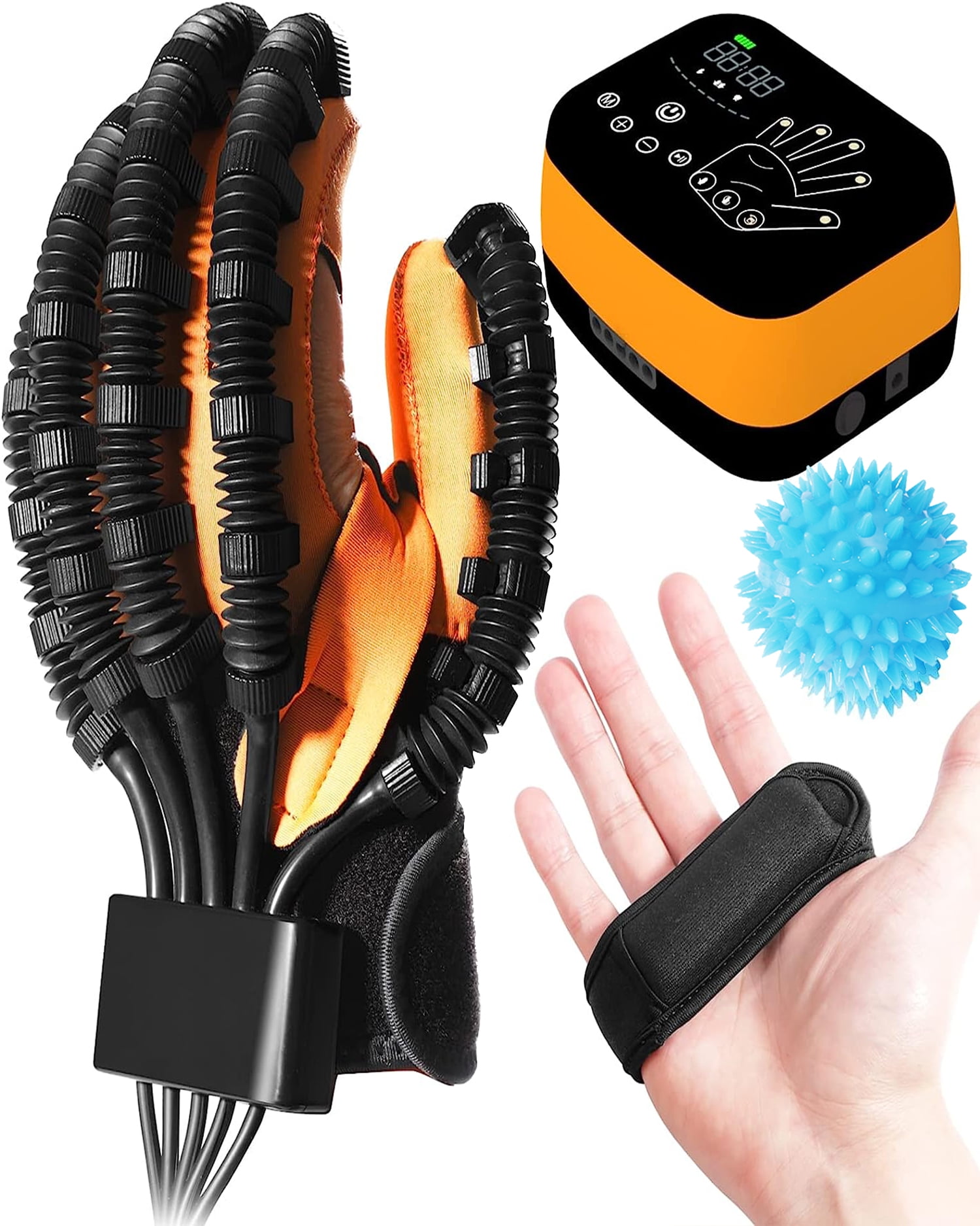 Hand Rehabilitation Robot Gloves for Stroke, Salario Hemiplegia Finger ...