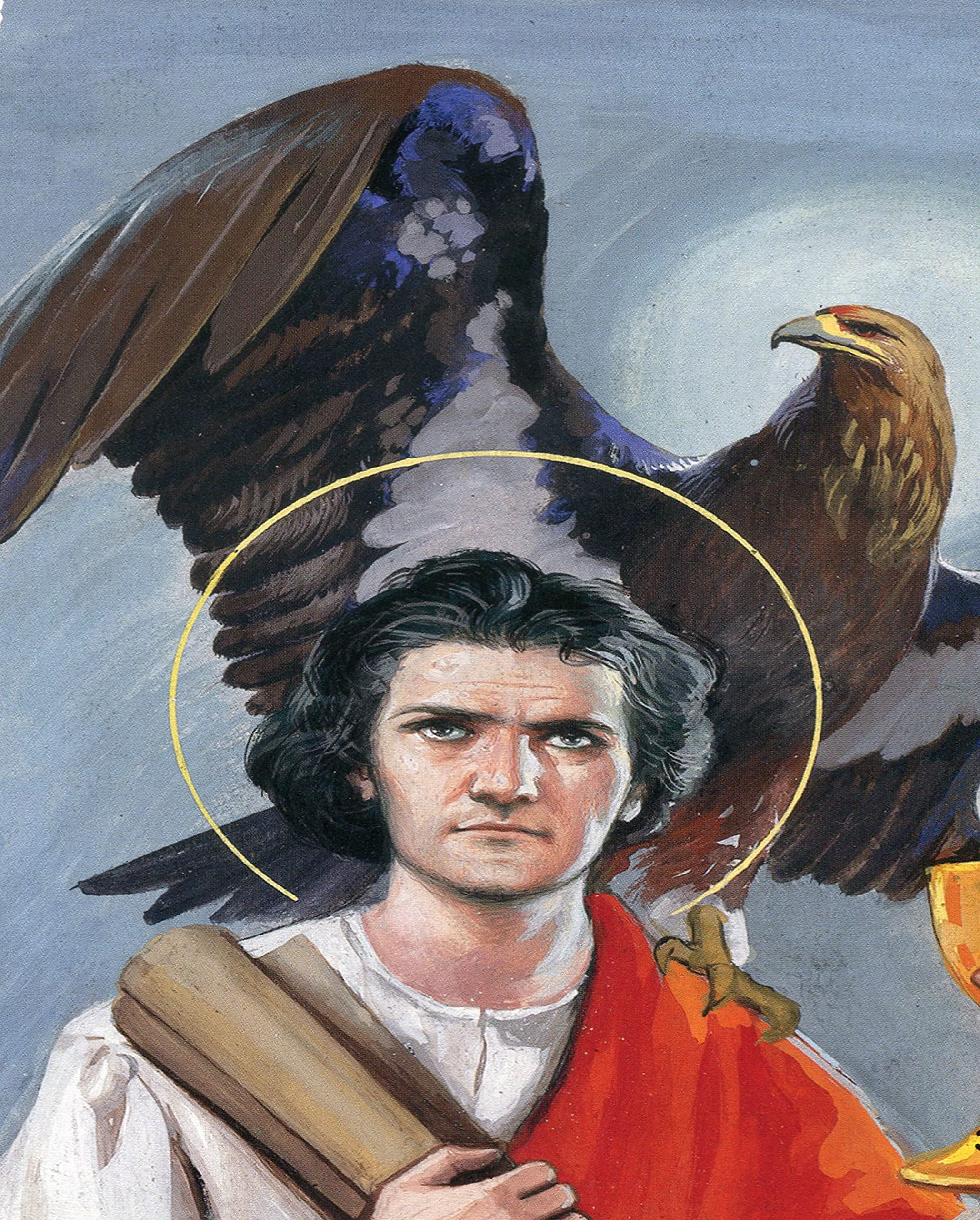 Catholic print picture - St John 2 N - 8" x 10" ready to be framed ...