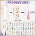 1 Set DIY Mixed Pattern Plastic Bookmarks Making Kits with Plastic ...