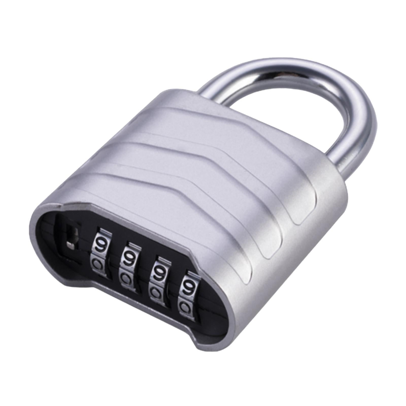 Candado de combinación de cuatro dígitos, caja de seguridad impermeable ...
