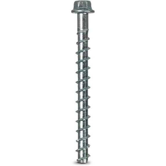 Bilot TB25312H Titen Concrete Screw Anchor (Zinc) 1/4" x 3-1/2" 50ct ...