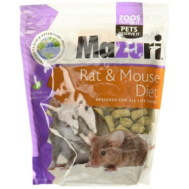 Mazuri Rat & Mouse Diet 2 lbs | For All Life Stages | Nutrional Pet ...