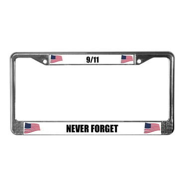 9-11 Never Forget, September 11 USA America Flag License Plate Tag ...