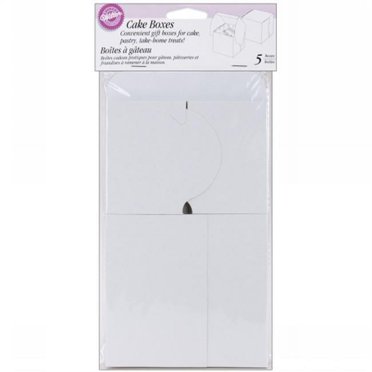 Wilton White Corrugated Cake Box, 10 x 14 Inch - Walmart.com